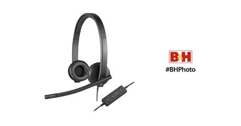Logitech H E Wired Usb Stereo Headset B H Photo