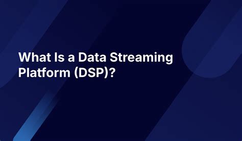 What Is A Data Streaming Platform Confluent