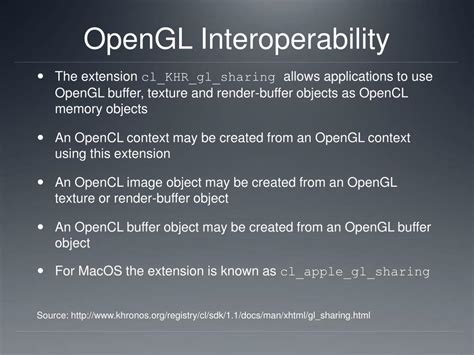 Ppt Opencl Extensions Powerpoint Presentation Free Download Id2351161