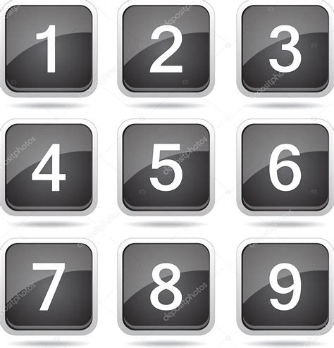 Numbers Counting Icon Set Stock Vector By ©rizwanali3d 70177235