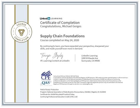 Michael Gerges On Linkedin Supplychain