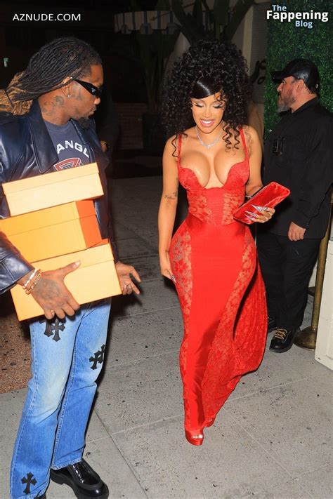 Cardi B And Offsets Sexy Exit From Delilahs Birthday Bash Aznude