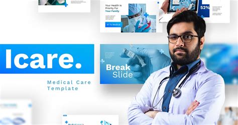 Icare Powerpoint Template Incl Work And Medical Envato