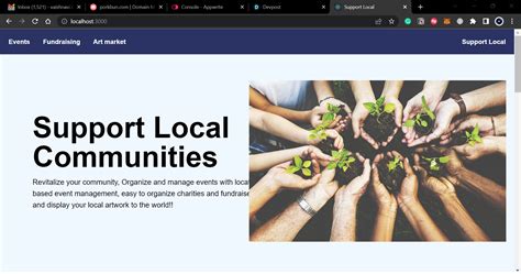 support local communities devpost