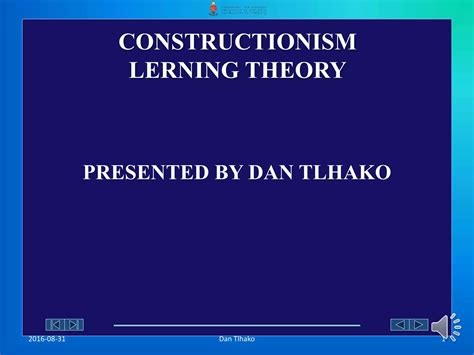 Dans Constructionism Learning Theory3 Pptx