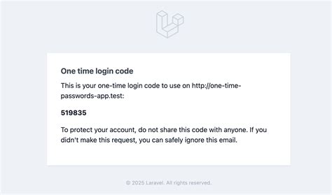 Spatie Laravel One Time Passwords Packagist