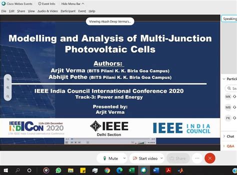 Arjit Verma On Linkedin Ieee Sentaurus Matlab Research Renewableenergy Solarenergy Ieee