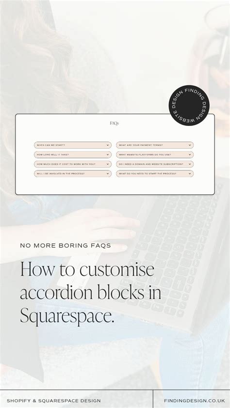 How To Customise Your Accordion Blocks In Squarespace 71 Finding Design