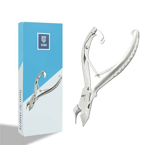 Smi 14 Cm Moon Shape Toenail Clipper Curved Nail Nipper Wire Spring