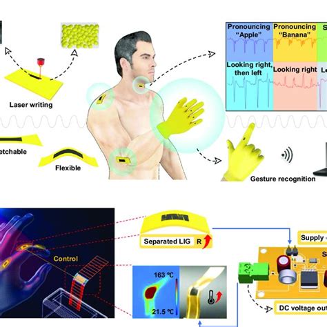Schematic Illustration Of The Soft And Stretchable Lig Based Sensor As Download Scientific