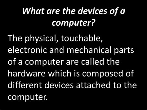 Computer System Devices And Peripherals Pptx