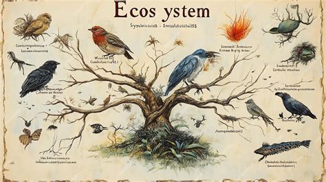 Concept Map Of Ecosystem Interactions Mental Map Centered Around