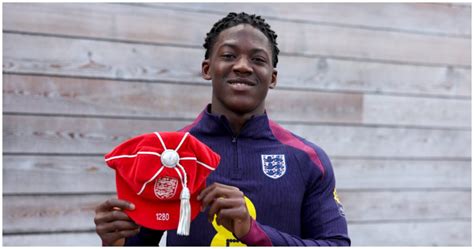 Ghanaian Kobbie Mainoo Receives Commemorative Legacy Cap After Making