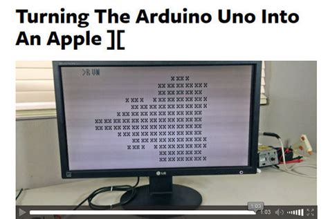 Apple Iiをマイコンボード「arduino Uno」で再現した強者が現れる Gigazine