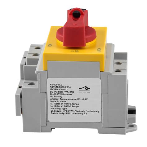 Moreday Pv 20a Isolating Switch Disconnector Explosion Proof Isolator Switch Price Dc Solar