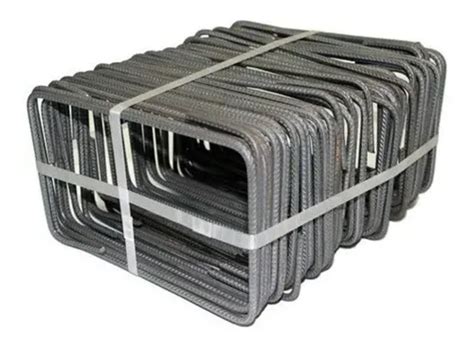 Estribo Hierro Construcción 6 Mm 12x17 Cm Doblez 90° X 10 U Mercadolibre