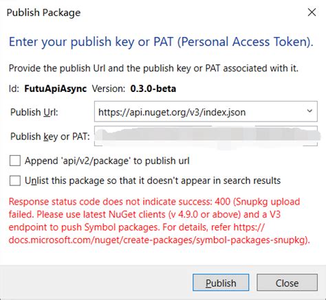 How To Push Snupkg · Issue 1549 · Nugetpackageexplorernugetpackageexplorer · Github