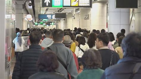 部分賞煙花人群乘高鐵離港 Now 新聞