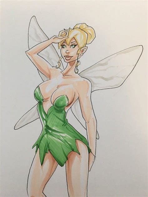 Original Art Sexy Tinkerbell By Randy Rantz Kintz 1942074358