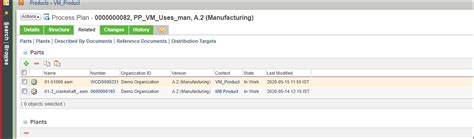 Creating Manufacturing Context For Process Plan With Part Structure