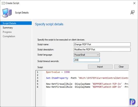 How To Change RDP Port Using SCCM PowerShell Registry