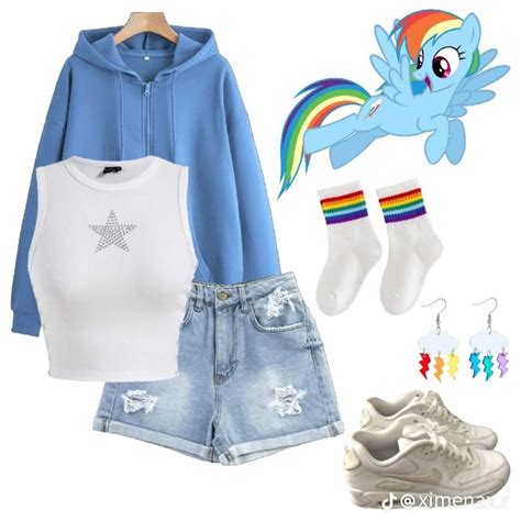 Rainbow Dash Inspired Outfit In 2025 Fun Halloween Outfits Anime
