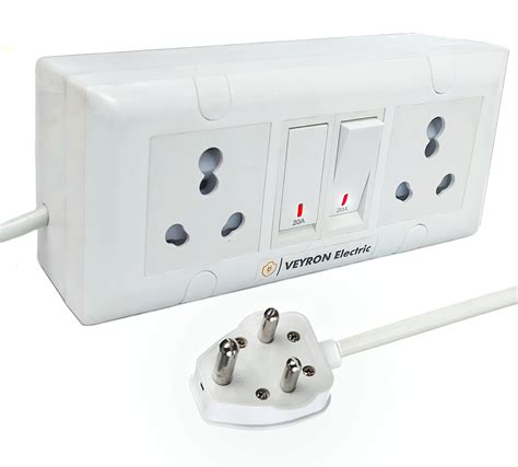 Buy Veyron Electric Extension Board Two 6 16a Socket And Two 16a 15a Indicator Switch 5