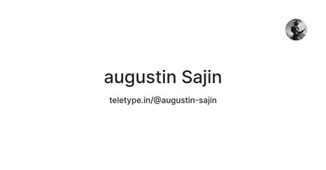 Augustin Sajin — Teletype