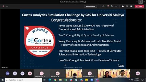 Hafiz Majid On Linkedin Sas Cortex Universityofmalaya Dataanalysis