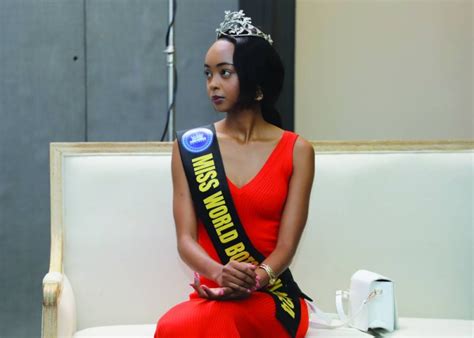 Anicia Gaothusi Jets Off To Miss World Mmegi Online