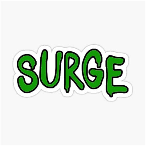 Surge Sticker For Sale By Ashleybrooke14 Redbubble
