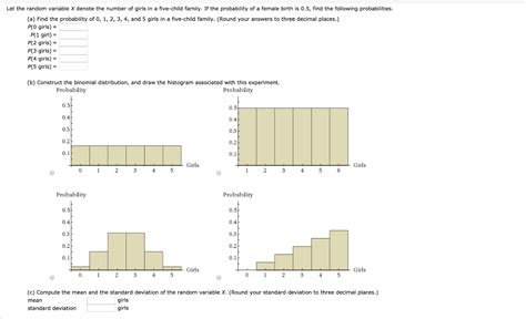 Solved Let The Random Variable X Denote The Number Of Girls Chegg Com