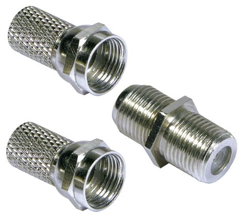 Philex F Type Plug Connector Kit Set Of Departments Diy At B Q