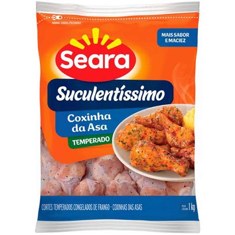 Coxinha Da Asa Temperada Seara 1kg Goodbom Mogi Mirim
