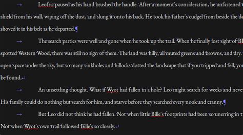 Indenting Issues After Transferring Text Rscrivener