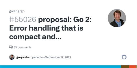 Proposal Go 2 Error Handling That Is Compact And Composeable Issue