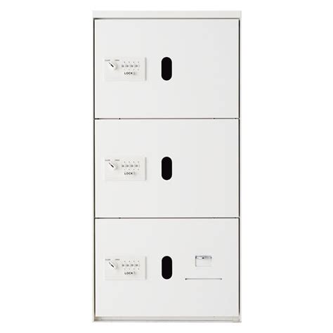 【法人配送限定】神栄ホームクリエイト 宅配ボックス 上段用 屋内型 310型 捺印付き Sk Cbx 310 Wc ダイヤル錠付き 上段のみは使用不可 Sk Cbx 310 Wc