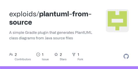 Github Exploidsplantuml From Source A Simple Gradle Plugin That Generates Plantuml Class