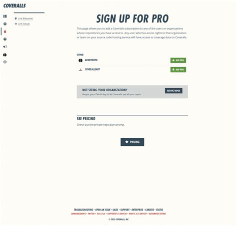 Coveralls Web Ui Coveralls Docs