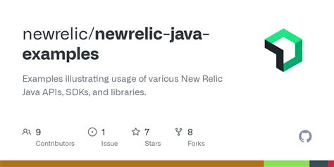 Github Newrelicnewrelic Java Examples Examples Illustrating Usage