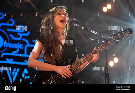 Adele Emmas Of Bird Performing Live On Stage During The Bbc 6music Festival In Manchester Stock