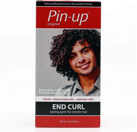 pin up end curl home perm for short hair defined and long lasting results 130ml