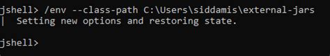Java How To Escape Space In Folder In JShell Env Command In Windows