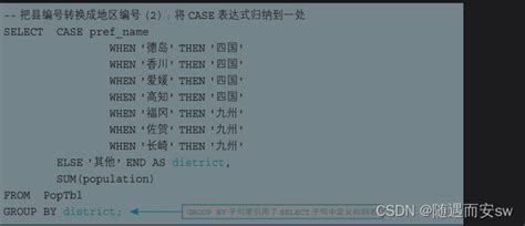 Sql进阶 之case表达式sql Case Csdn博客