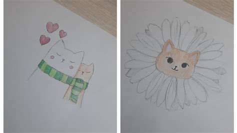 Два милых рисунка для срисовки Youtube