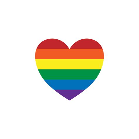 Rainbow Heart Png