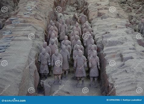 China Xian March 14 Ping Ma Yong Terra Cotta Army On 14 Mar Editorial Photo Image Of