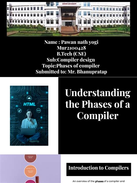 Phases Of Compiler Pdf Compiler Parsing
