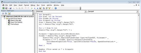 excel vba pdf macro to create bulk pdf in excel excelhub