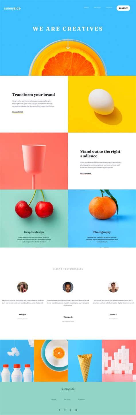 Frontend Mentor Sunnyside Challenge Html Css Bootstrap Coding